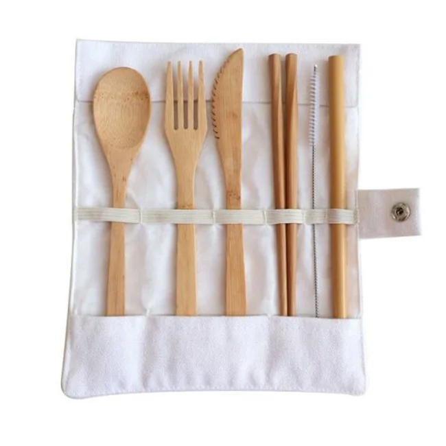 Reusable Bamboo Cutlery Set - Nashonuma
